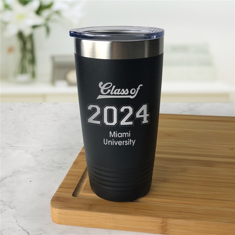 Engraved Class of Graduation Tumbler | GiftsForYouNow
