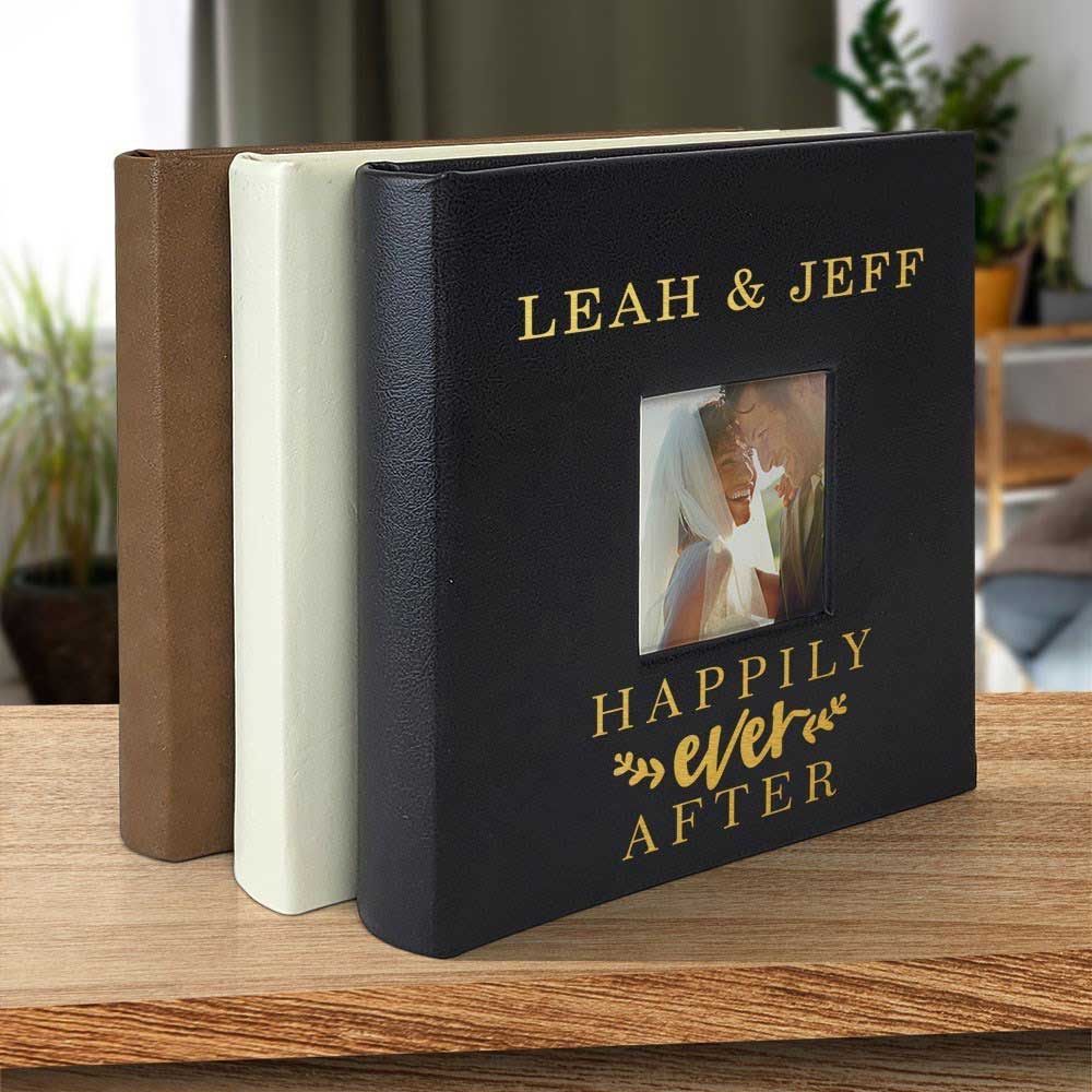 Personalized Happily Ever After Wedding Photo Album