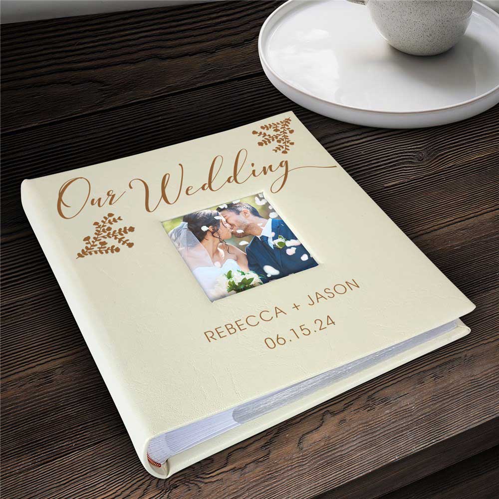 Our Wedding Custom Engraved Photo Album