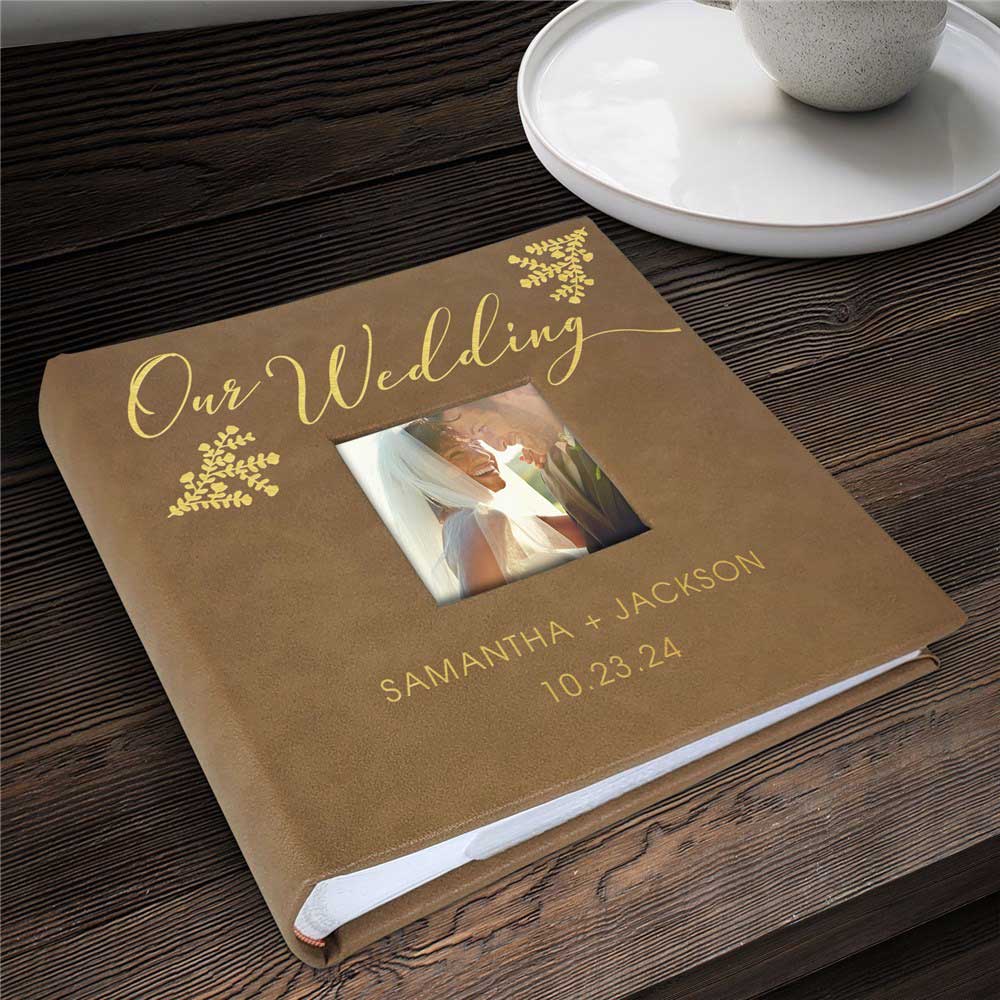 Our Wedding Custom Engraved Photo Album