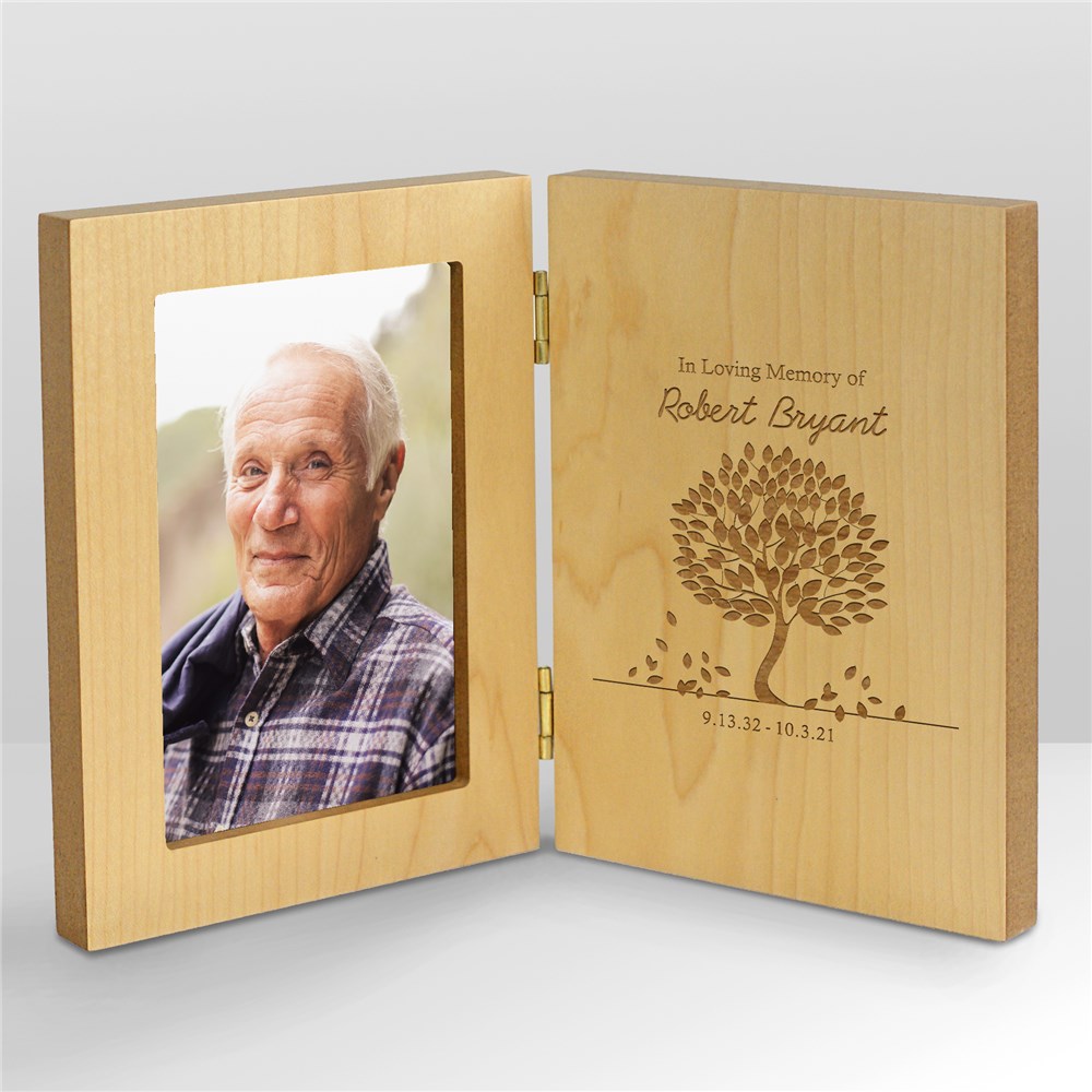 In Loving Memory Personalized Wood Frame | GiftsForYouNow