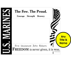 U.S. Marine Picture Frame | GiftsForYouNow