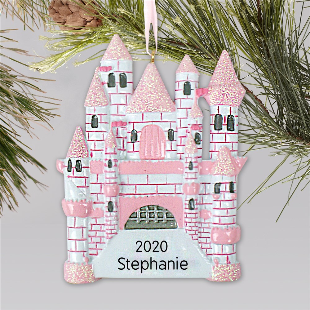 Princess Castle Personalized Ornament| GiftsForYouNow