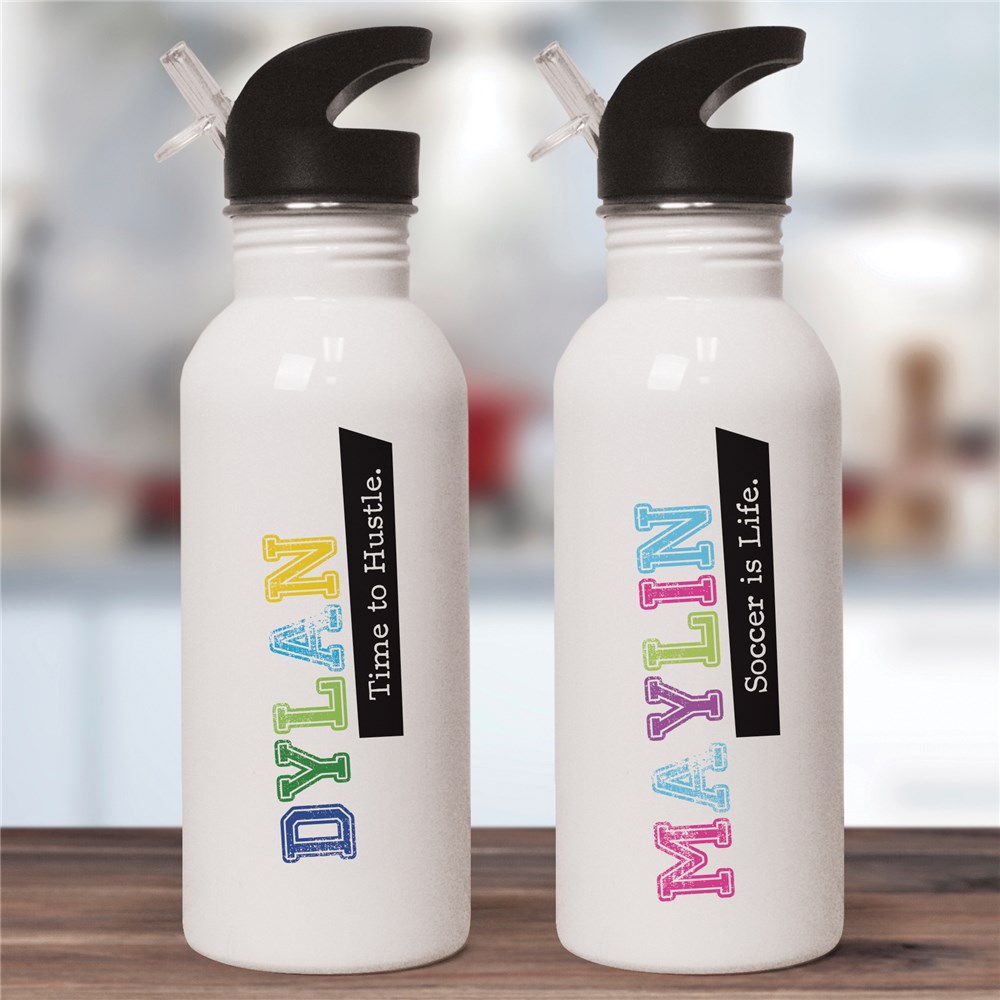 Name With Sentiment Personalized Water Bottle GiftsForYouNow Name With Sentiment Personalized Water Bottle GiftsForYouNow