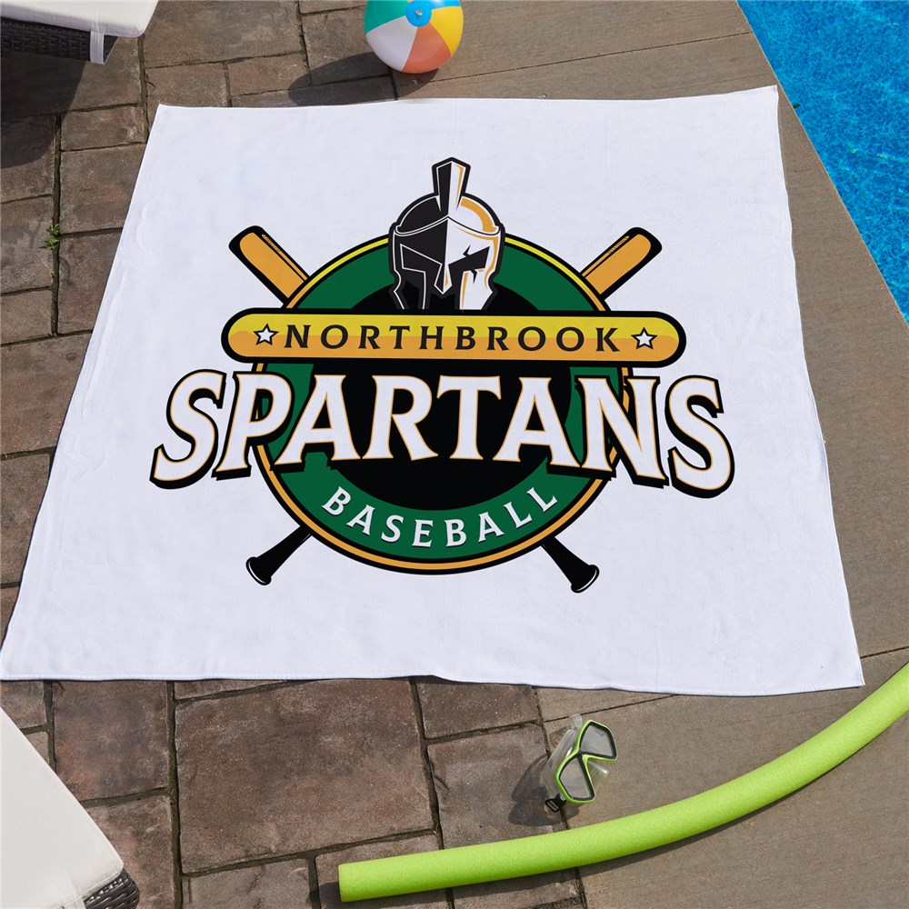 Personalized Corporate Logo 60x72 Beach Towel