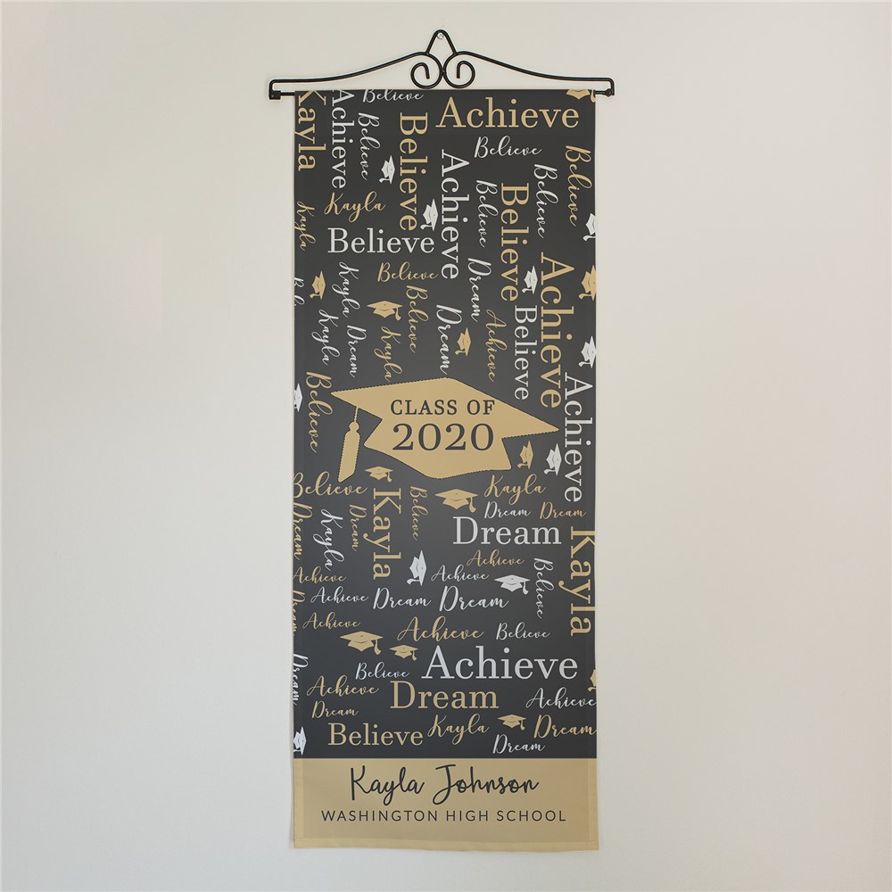 Personalized Class Of Word-Art Wall Hanging | Graduation Wall Decoration