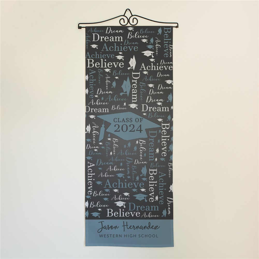 Personalized Class Of Word-Art Wall Hanging | Graduation Wall Decoration
