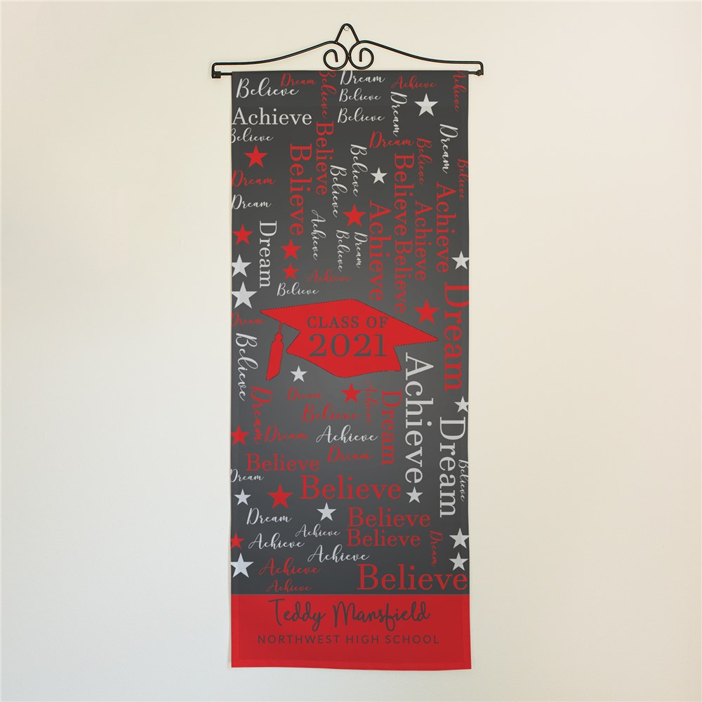 Personalized Class Of Word-Art Wall Hanging | Graduation Wall Decoration