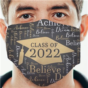 Personalized Graduation Face Masks | GiftsForYouNow