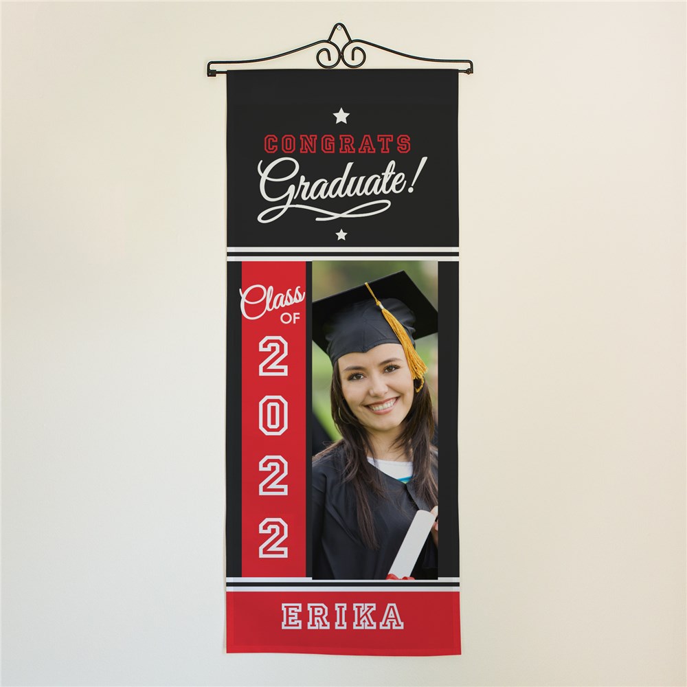 Personalized Congrats Graduate Wall Hanging | GiftsForYouNow