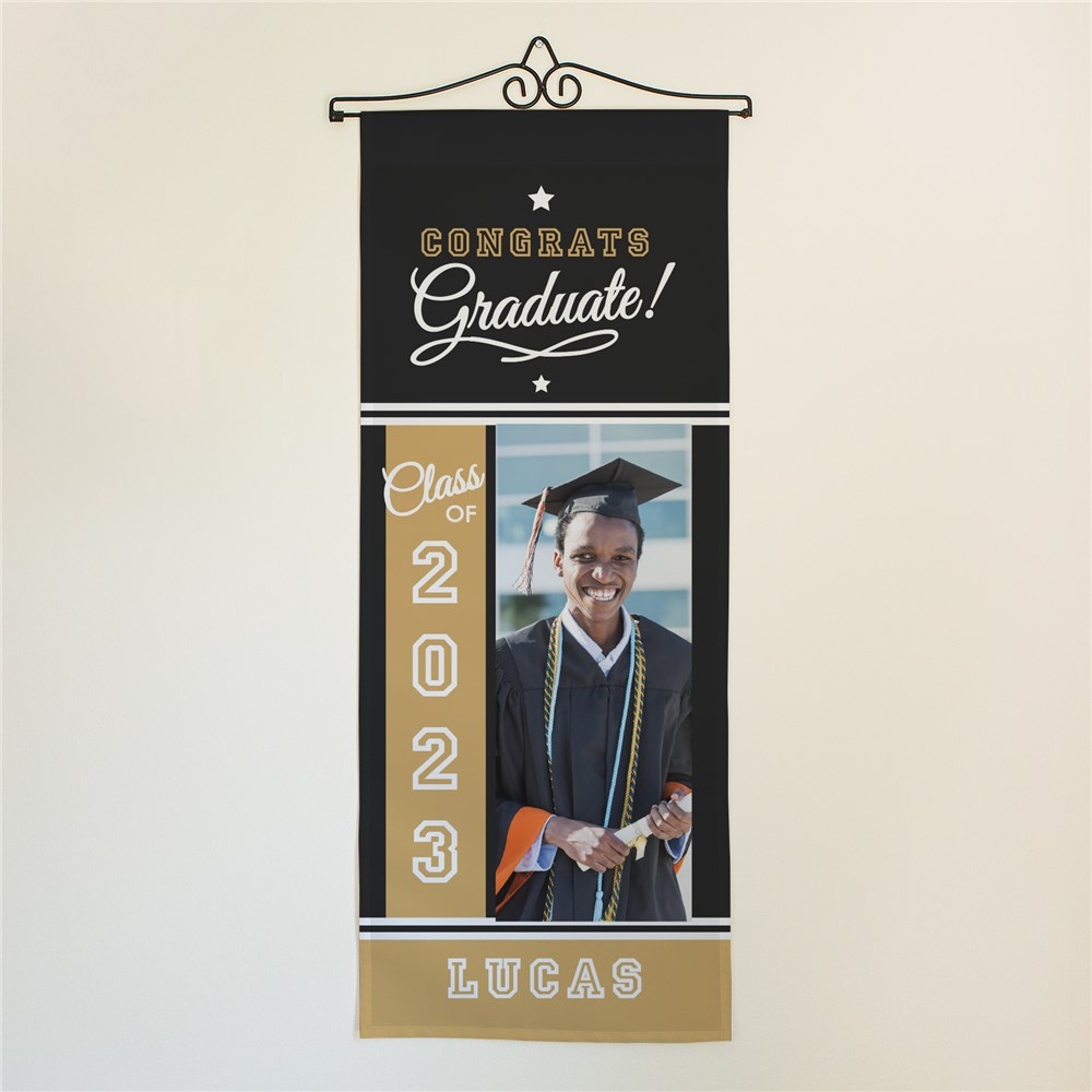 Personalized Congrats Graduate Wall Hanging | GiftsForYouNow