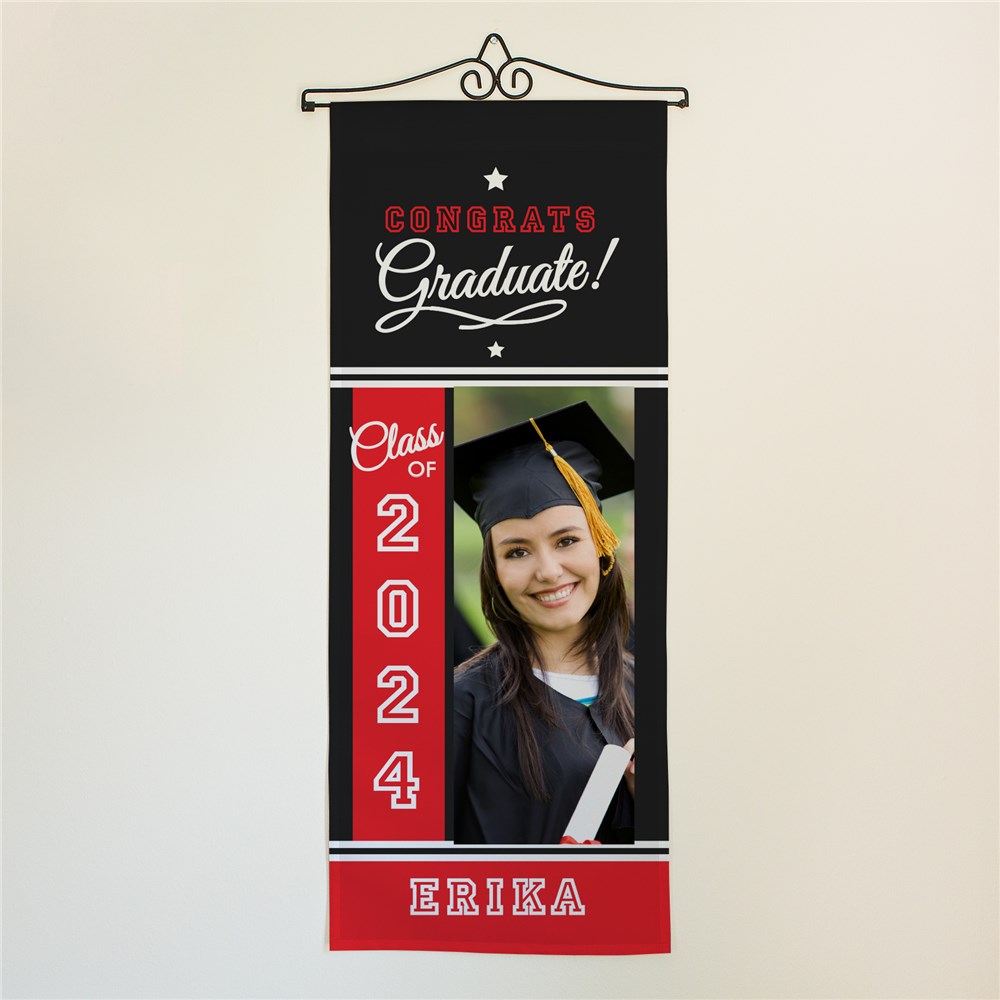 Personalized Congrats Graduate Wall Hanging | GiftsForYouNow