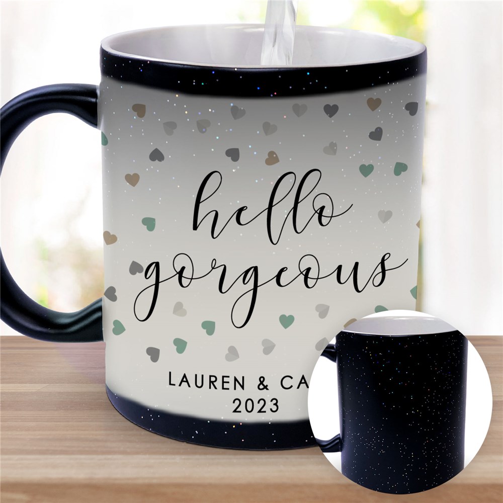 Hello Gorgeous Personalized Color Changing Mug