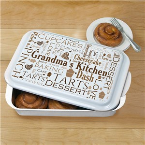Family Word-Art Personalized Cake Pan | GiftsForYouNow