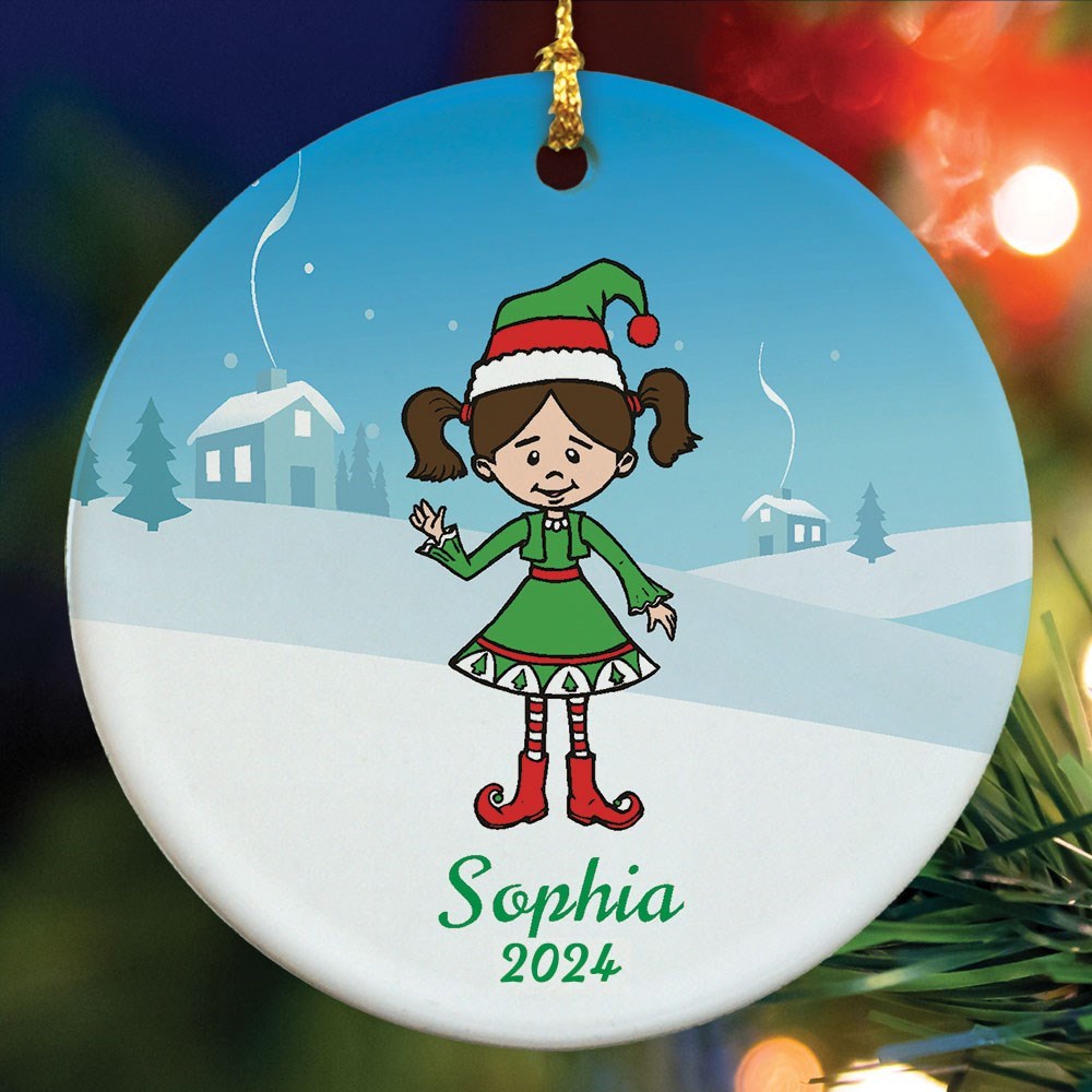 Personalized Holiday Character Ornament| GiftsForYouNow