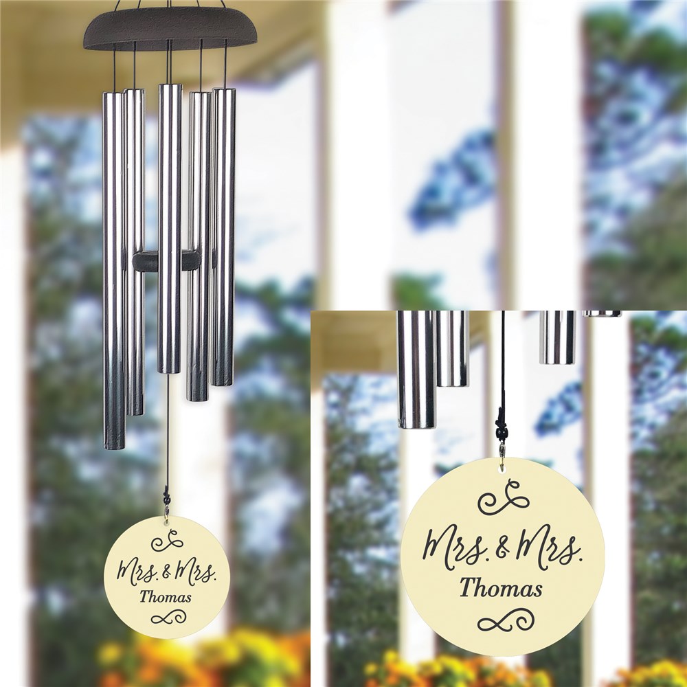 Personalized Mr. & Mrs. Wind Chime | GiftsForYouNow