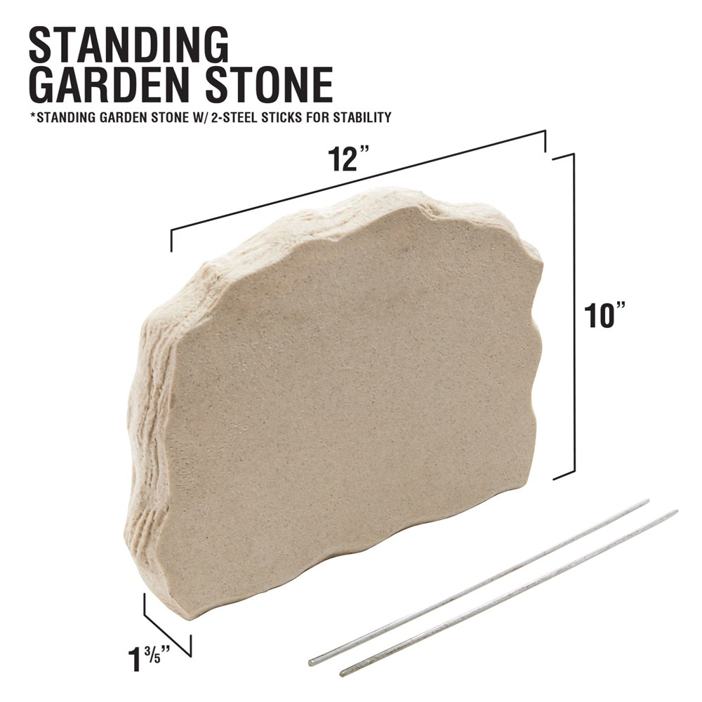 Personalized Write Your Own Standing Garden Stone