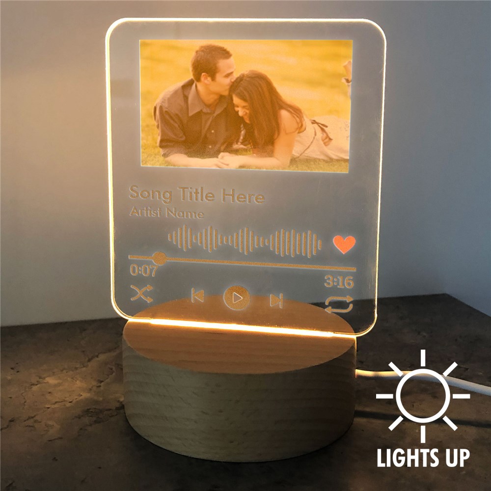 Our Song Couple's Light-Up Tabletop Sign | GiftsForYouNow