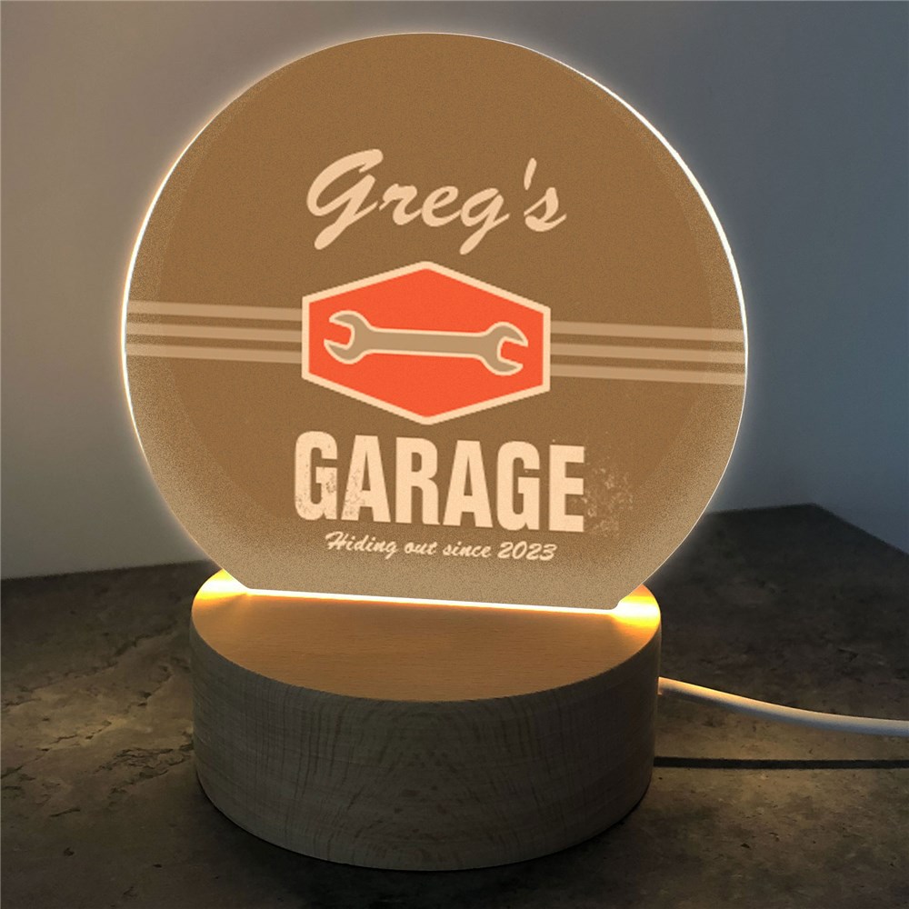 Light Up My Garage Personalized Garage Sign | GiftsForYouNow