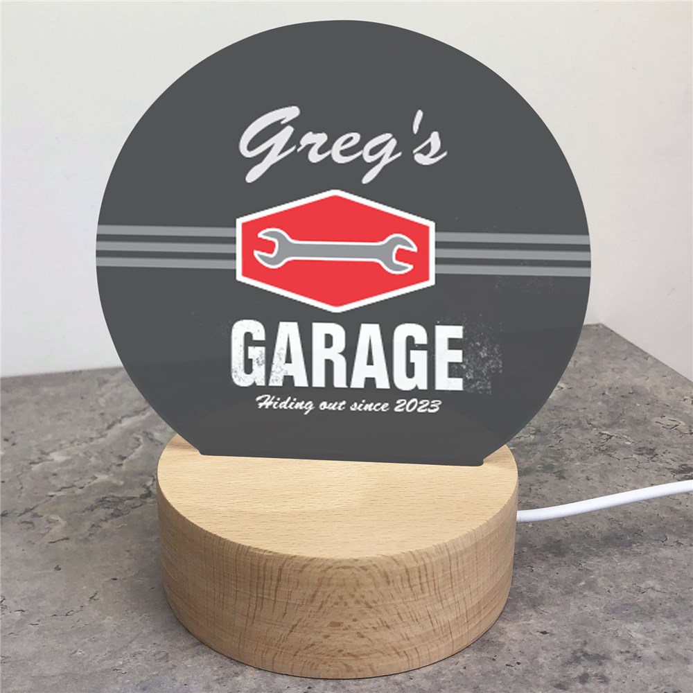 Light Up My Garage Personalized Garage Sign | GiftsForYouNow