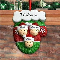 Personalized Mitten Family Ornament | GiftsForYouNow